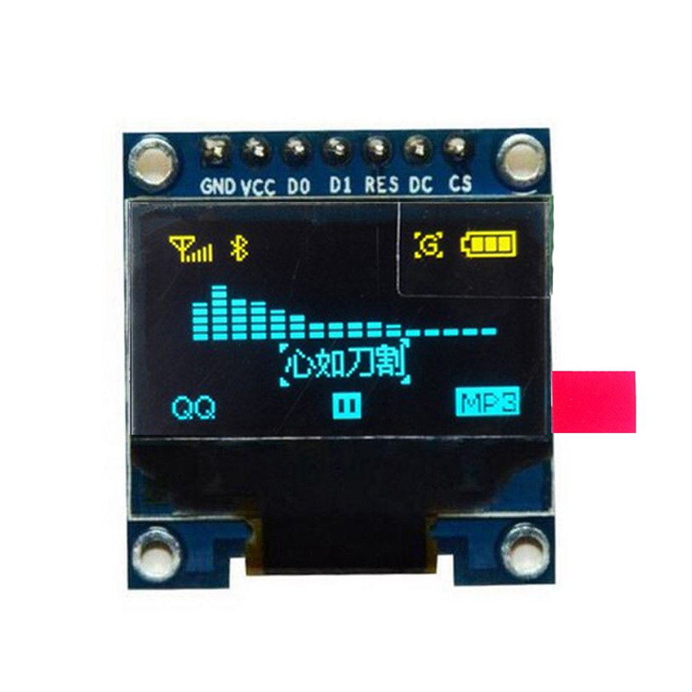 0.96" SPI Serial 128 x 64 Characters OLED LCD Display SSD1306 for STM3